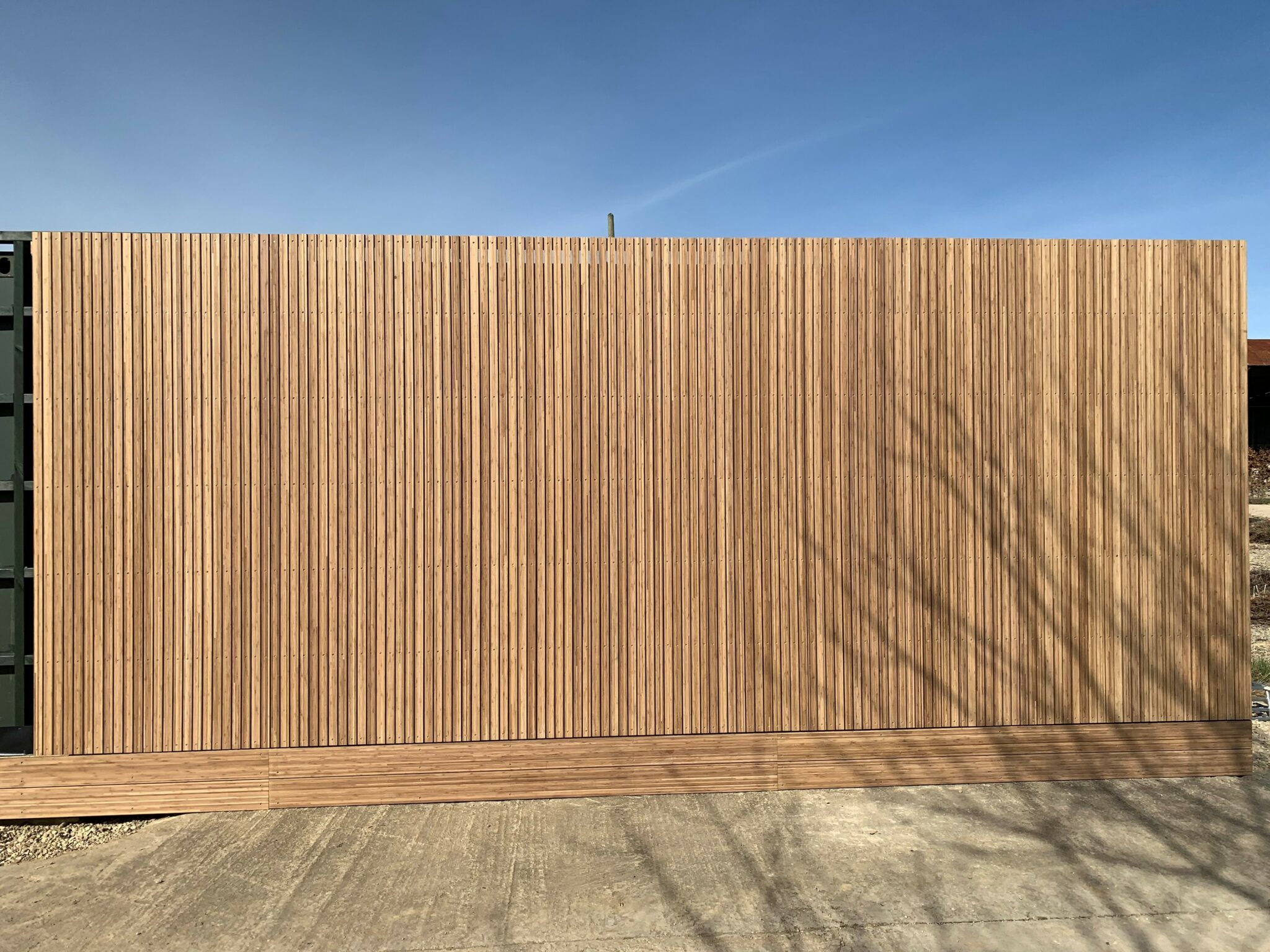 Custom Container Cladding - Moso Bamboo Surfaces